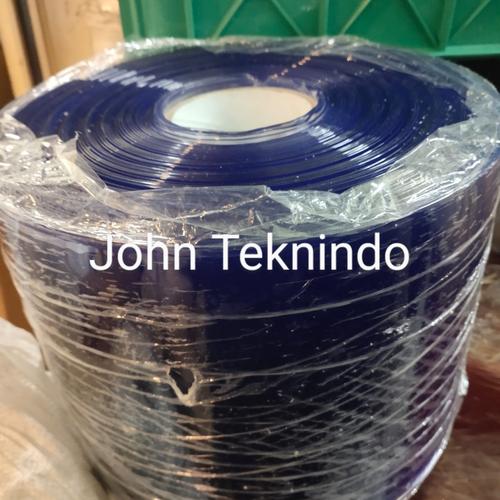 Jual PVC Curtain Blue Clear Ukuran 2mm x 20cm x 100cm / Tirai PVC ...