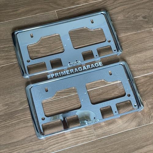 Jual Frame Plate JDM Suzuki Model Lama / Frame Plat Suzuki JDM - Chrome ...