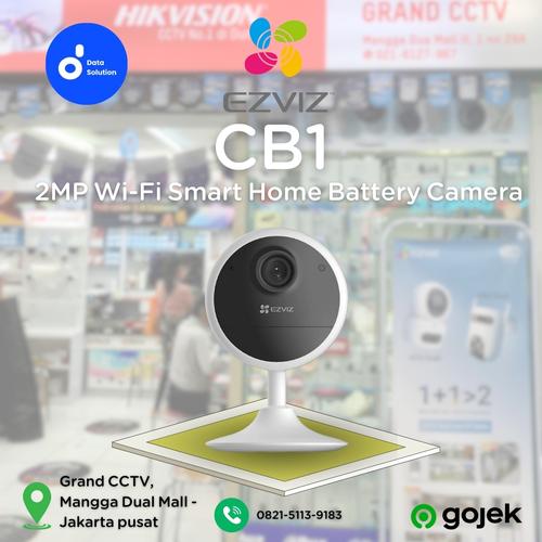 Jual Ezviz CB1 2MP Smart Home Wifi Battery Camera Indoor Type C - CB1 ...