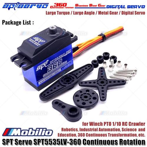 Jual Spt Servo Spt5535Lv-360 Continuous Rotation Metal Gear Digital ...