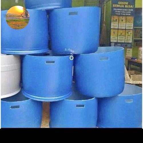 Jual Tong sampah plastik vol.100L 56x56x44cm dari drum bekas yang di ...