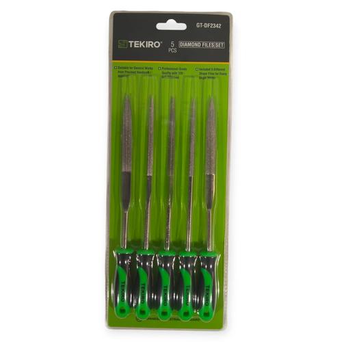 Jual Tekiro Diamond Files Set GT-DF2342 5 Pcs / Kikir Intan Set 5 pcs ...