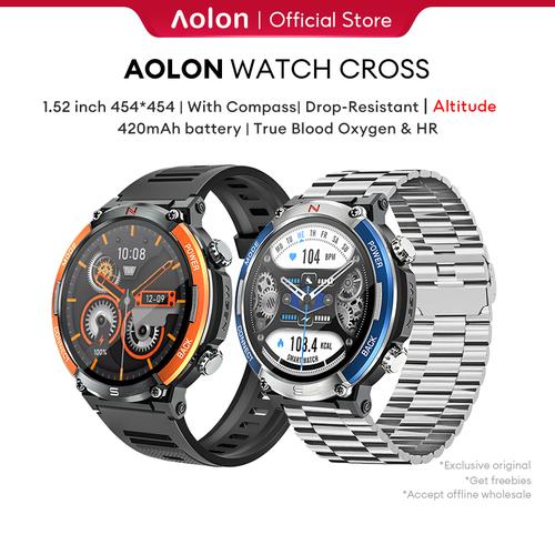 Promo Aolon Cross Pria SmartWatch Smartwatch for Android iOS With ...
