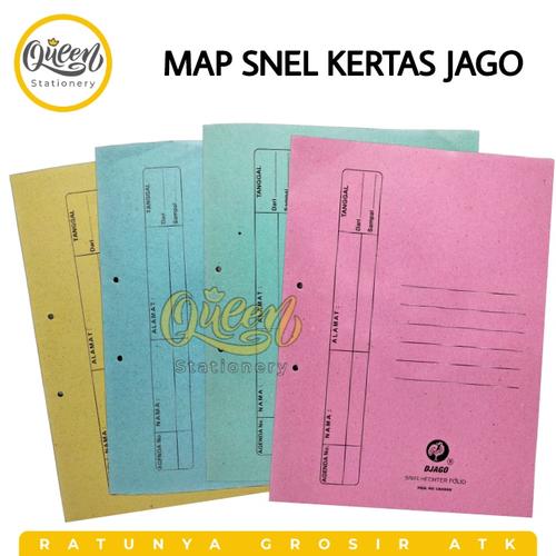 Jual 1 PAK (50 LEMBAR) MAP SNEL / MAP KERTAS / MAP DOKUMEN/MAP SNEL ...