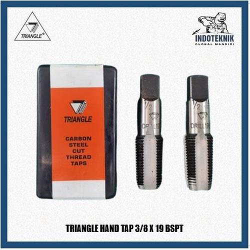 Jual TRIANGLE Hand Tap 3/8" x 19 BSPT - Tap Nepel 3/8 x 19 BSPT Tap ...