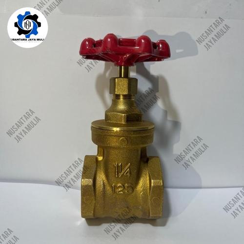 Jual GATE VALVE STOP KRAN KITZ 1 1/4" INCH KUNINNGAN CLASS 125 DRAT ...