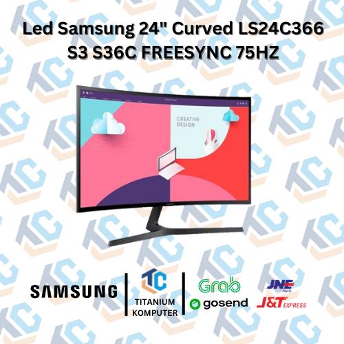 Jual Led Samsung 24" Curved LS24C366 S3 S36C FREESYNC 75HZ - Jakarta ...