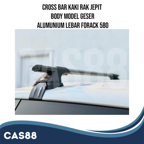 Jual Cross Bar Kaki Rak Jepit Body Model Geser Alumunium Lebar FORACK ...