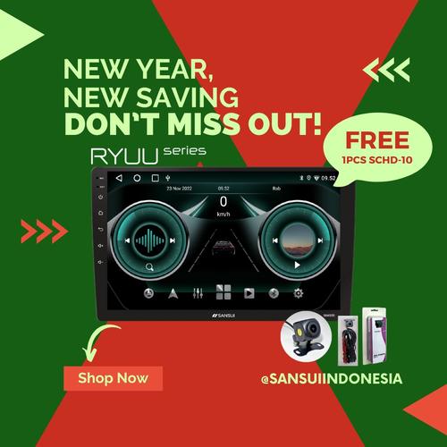 Jual Sansui Ryuu Series SA-5200I (9/10 Inch) Android 4+64GB Headunit ...