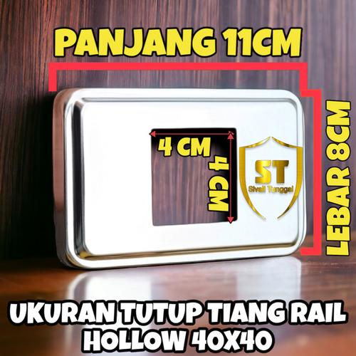 Jual COVER PLENDES TUTUP TAPAK TIANG STAINLESS 201 - RING DOP TIANG ...
