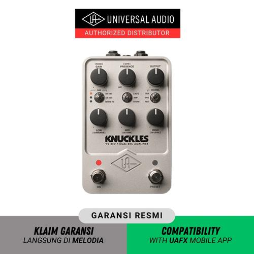Promo Universal Audio UAFX Knuckles ’92 Rev F Dual Rec Amplifier Pedal Cicil 0% 3x - Jakarta ...