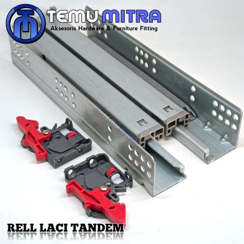 Jual Rel Laci Tandem full extension, Rell tandem vierro, rel full ...