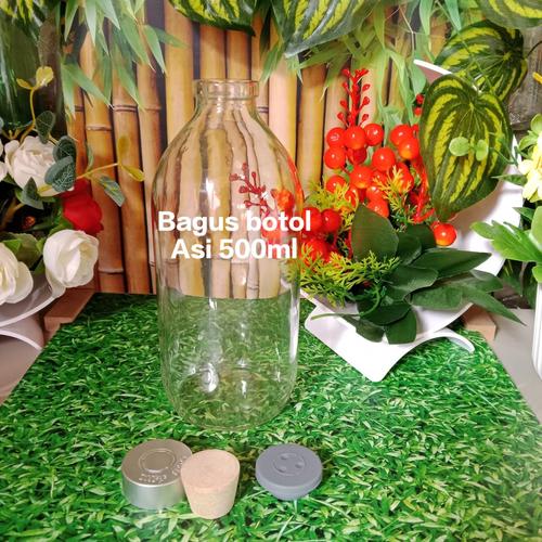 Jual botol kaca infus 500 ml - tutup karet - Kab. Bogor - bagus botol ...