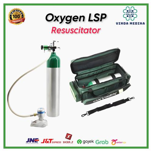 Jual Oxygen LSP portable / Oxygen Resuscitator LSP Portable / Tabung Oxygen / Tabung Oksigen ...
