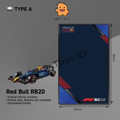 Jual JOY TOYS Poster + Bingkai Premium Display Frame Wallboard Bricks Kendaraan Mobil Motor ...
