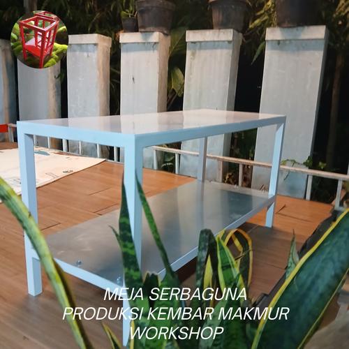Jual meja besi/meja bar/meja caffe L40 x P100 x T50 cm full besi holo 3 ...