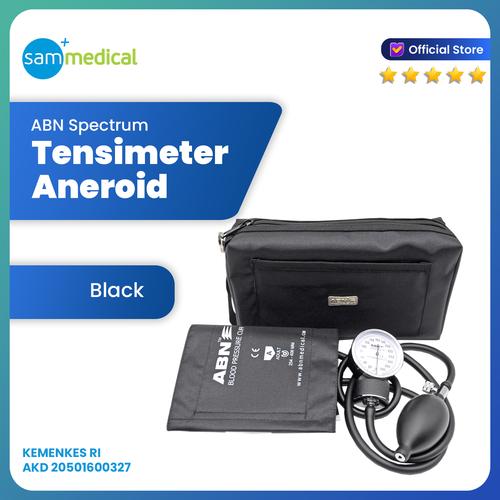Jual Alat Tensimeter Aneroid Tensi Jarum ABN SPECTRUM Warna BLACK ...