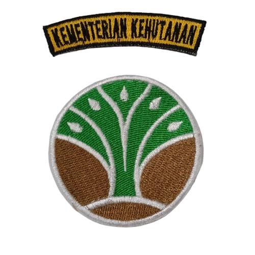 Jual Atribut logo seragam PDH Kementerian Lingkungan Hidup & Kehutanan ...