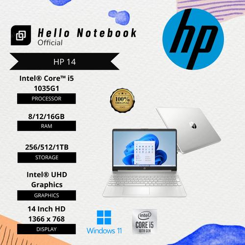 Jual Laptop Baru Hp 14 Intel Core i5 1035G1 dan Intel Core i5 1135G7 ...