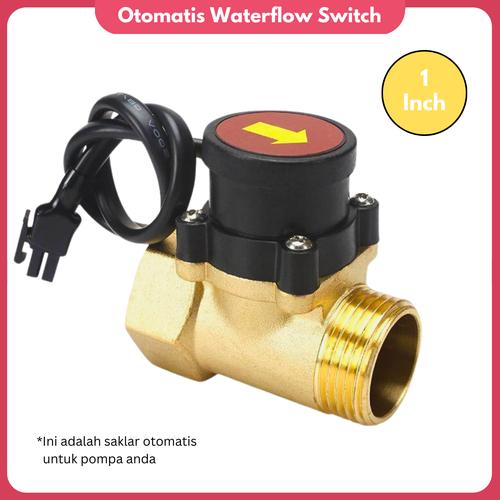 Jual Water Flow Switch Saklar Otomatis Pompa Air Ukuran 1"Inch Saklar ...