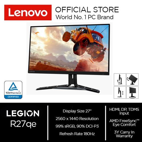 Promo Lenovo Monitor Legion R27qe 27" IPS 180Hz Cicil 0% 3x - Jakarta ...