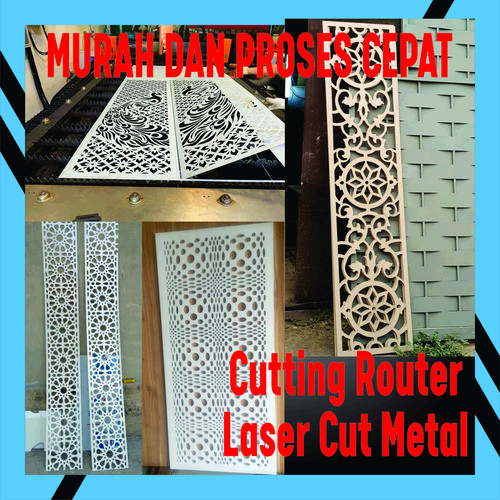 Jual Custom Krawangan PVC Board Krawangan Plat Stainless Dekorasi Partisi - PVC Board - Kab ...