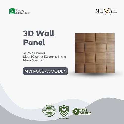 Jual 3D WALL PANEL MEVVAH/ WALL PANEL DINDING - MVH OO8 WOODEN - Kota ...