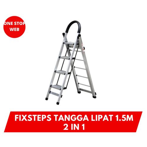 Jual Fixsteps 2in1 Tangga Lipat Kokoh 4 Steps 1.5M dan Jemuran ...