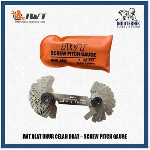 Jual IWT Mal Ulir Drat Thread Screw Pitch Gauge Solar Screw Pitch ...