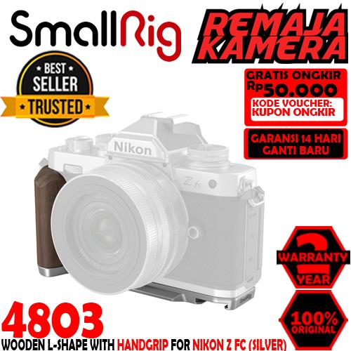 Promo SMALLRIG WOODEN L-SHAPE WITH GRIP FOR NIKON Z FC (SILVER) 4803 ...