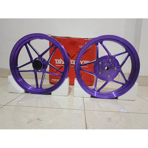 Jual velg power badboy x velg mio vario scoopy 185/215x14 - violet, Mio ...