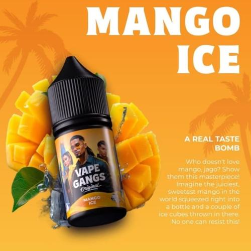 Jual Vape Gangs Mango Ice Salt Nic 30ML by Vape Gangs / - Jakarta Pusat ...