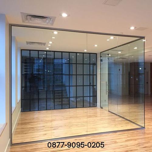 Jual Partisi Full Kaca Dan Pintu Floorhinge Glass to Glass - Kota ...