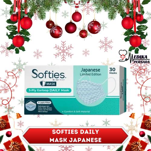 Promo [Limited Edition] Softies Daily Mask Earloop Motif Jepang isi ...