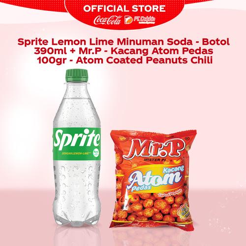 Jual [Bundling] Sprite PET 390ml + Atom Coated Peanuts Chili 100 g ...