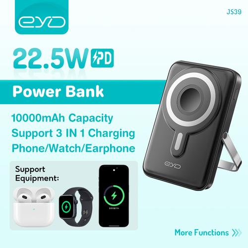 Promo EYD JS39 3 in 1 Wireless Powerbank 10000mAh PD22.5W Power Bank ...