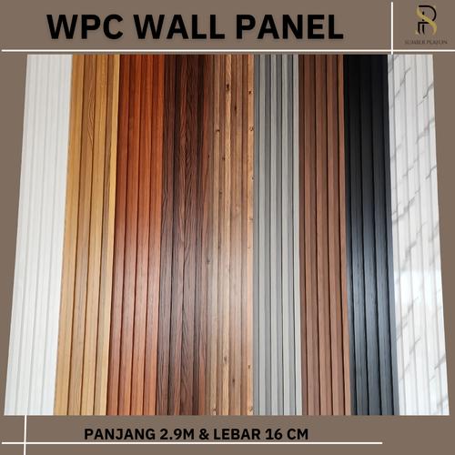 Jual Wall Panel WPC / Wood Panel WPC / Panel Dinding Motif Kayu / kisi-kisi kayu / Lis Wall ...