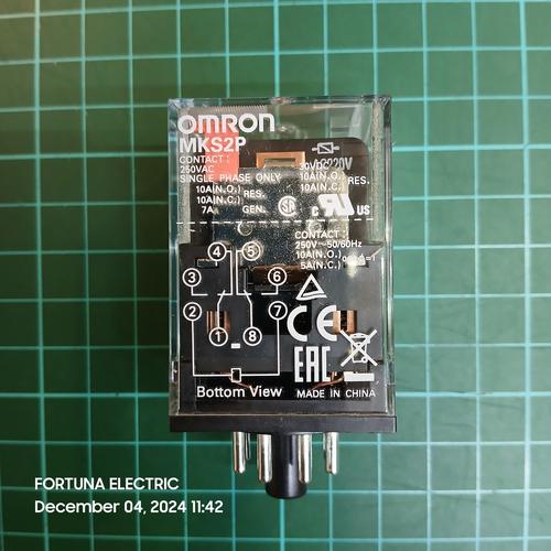 Jual Omron Relay MKS2P Coil 220vac Kontak 2NO 2NC 10A 250V - Jakarta Barat - Fortuna Electric ...