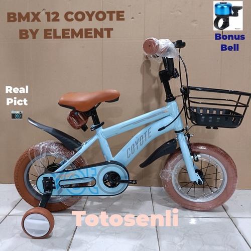 Jual SEPEDA ANAK BMX 12 INCH ELEMENT COYOTE YOTEL XONE PASTEL ADA KERANJANG BESI KOKOH - Tosca ...