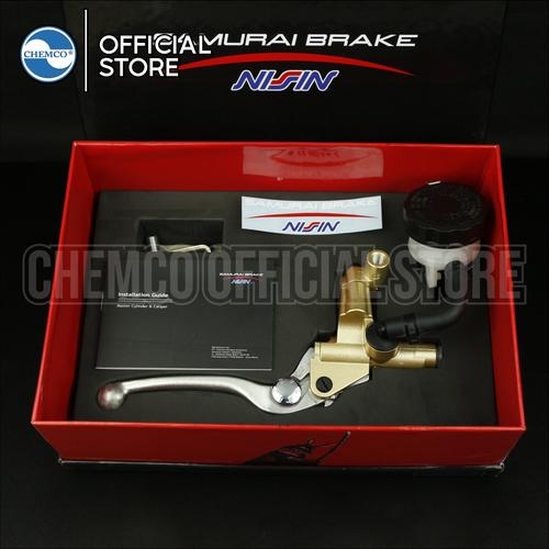 Jual Master Cylinder Axial Kanan Nissin Samurai Brake - Emboss Samping - Gold - Jakarta Utara ...