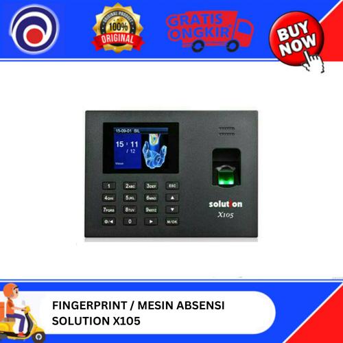 Jual MESIN ABSENSI/FINGERPRINT SOLUTION X105 - Kota Pekanbaru ...