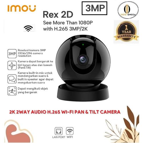 Jual IMOU Rex 2D 3MP H.265 Wi-Fi Pan & Tilt Camera - Jakarta Pusat ...