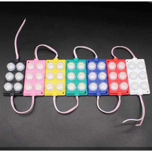 Jual LAMPU LED MODUL STRIP SMD 7540 24 VOLT DC 6 MATA LED - Kuning ...