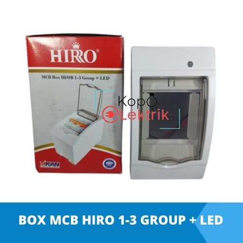 Jual Box MCB Hiro 1-3 Group + LED - Hiro - Kab. Bandung - kopo elektrik | Tokopedia