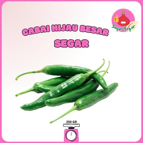 Jual Cabai Hijau Besar/Cabai Besar/Cabai Ijo/Cabe Ijo 250gr ...