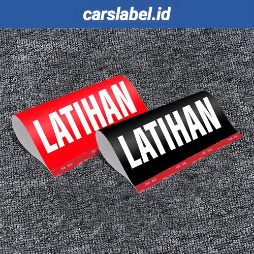 Jual LATIHAN - Label Tag Mobil - Variasi Penutup Pintu Bagasi - Hiasan ...