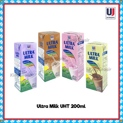 Jual Ultra Milk UHT 200 ML Susu Sapi Segar Susu UHT - Moka - Kota ...
