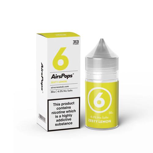 Jual AirsPops 6 Zesty Lemon Salt Nic 30ML by Airscream / Liquid Airs ...