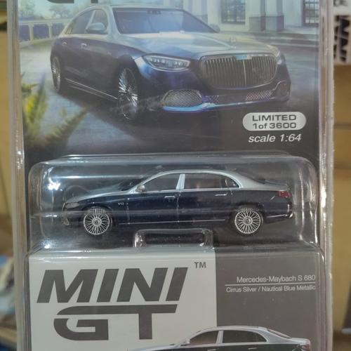Jual MINI GT 516 MIJO Mercedes Maybach S680 Cirrus Silver Nautic Blue ...