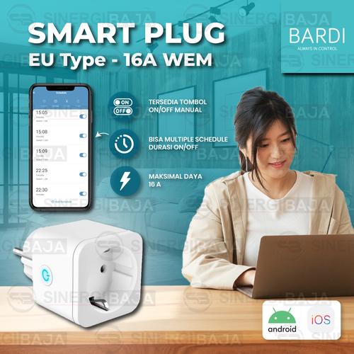 Promo BARDi Portable Plug EU Type / Smart Plug / Stop Kontak Pintar ...